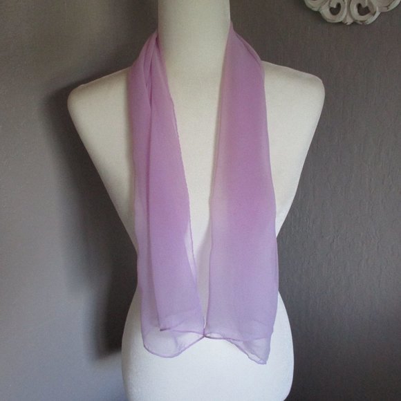 Accessories | Sheer Lavender Scarf | Poshmark